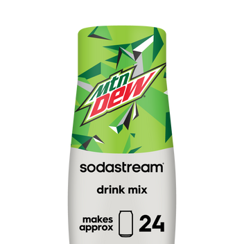 SodaStream® MTN DEW® - Mountain Dew Drink Mix & Flavor Syrups