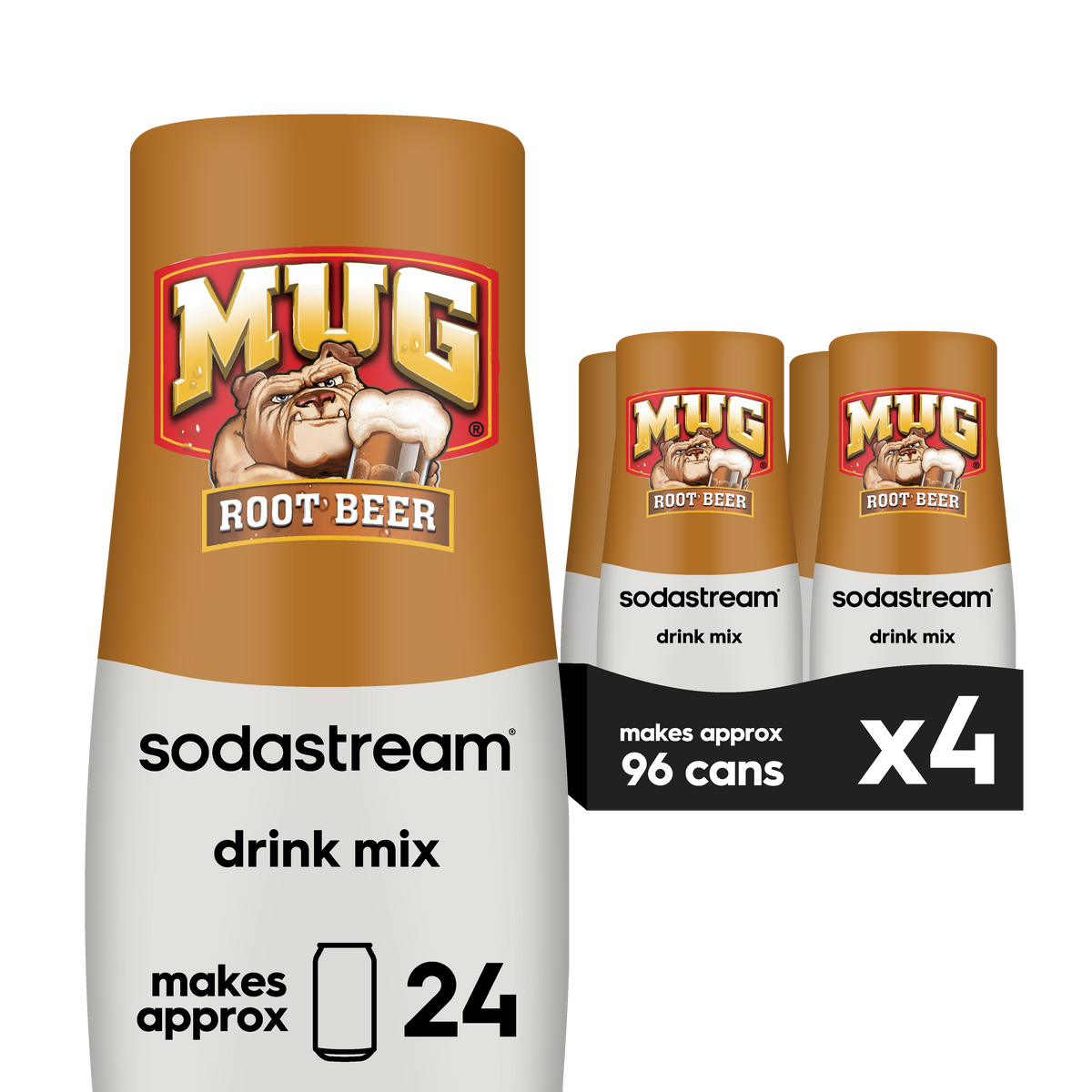 Sodastream MUG® Root Beer Drink Mix 4 Pack 440ml- final sale – SodaStream