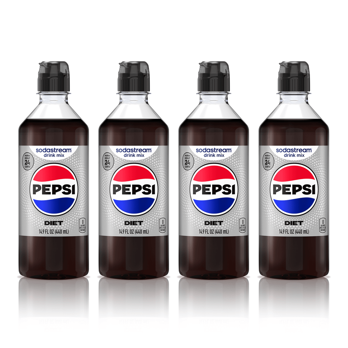 Sodastream Diet Pepsi Drink Mix 4 Pack 440ml – SodaStream