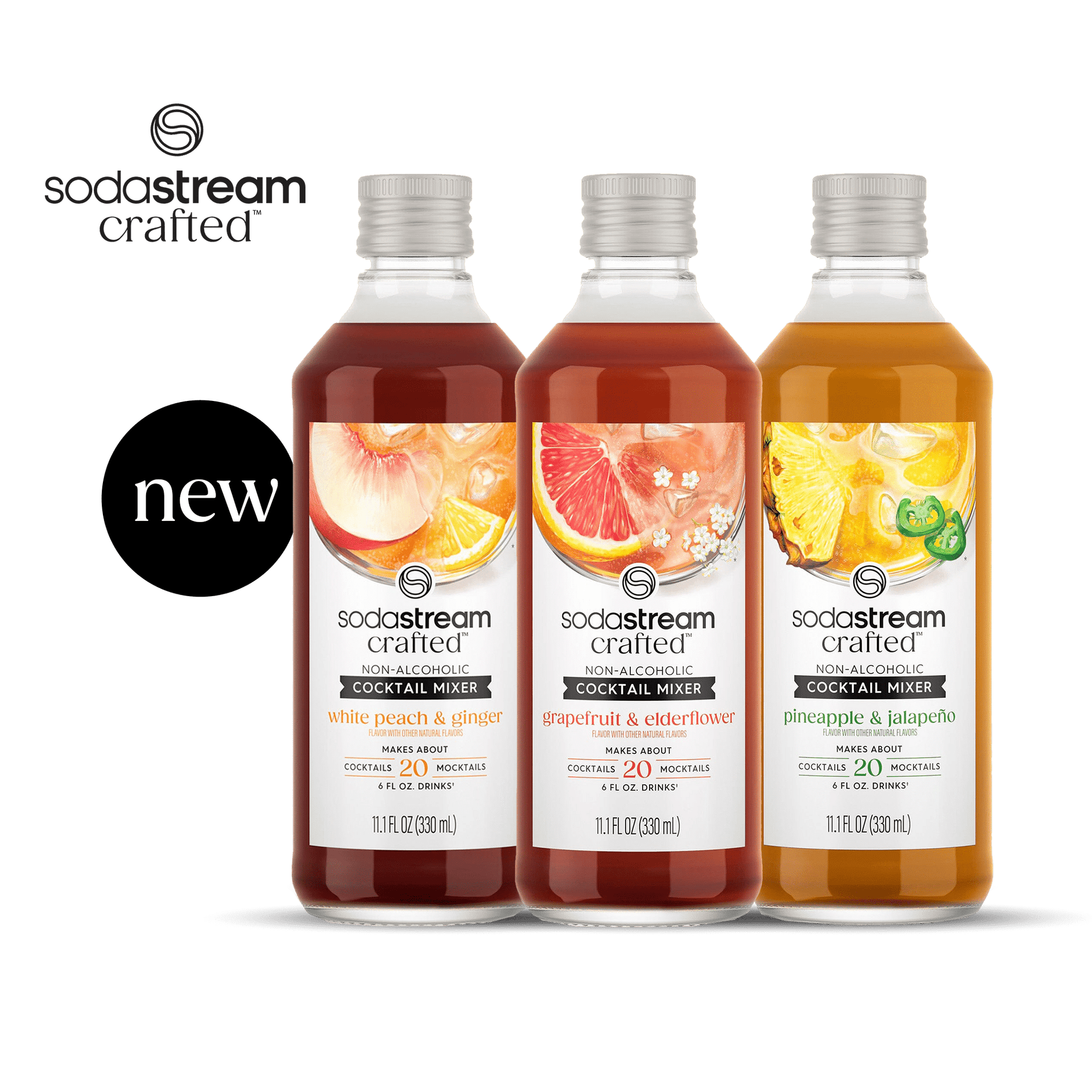 SodaStream Cocktail Mixers Variety Pack