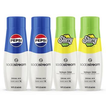 SodaStream 4pk - Pepsi® Syrup Drink Mix Variety Set
