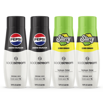 SodaStream Diet Syrups - Zero Sugar Flavors & Zero Calories Drink Mixes
