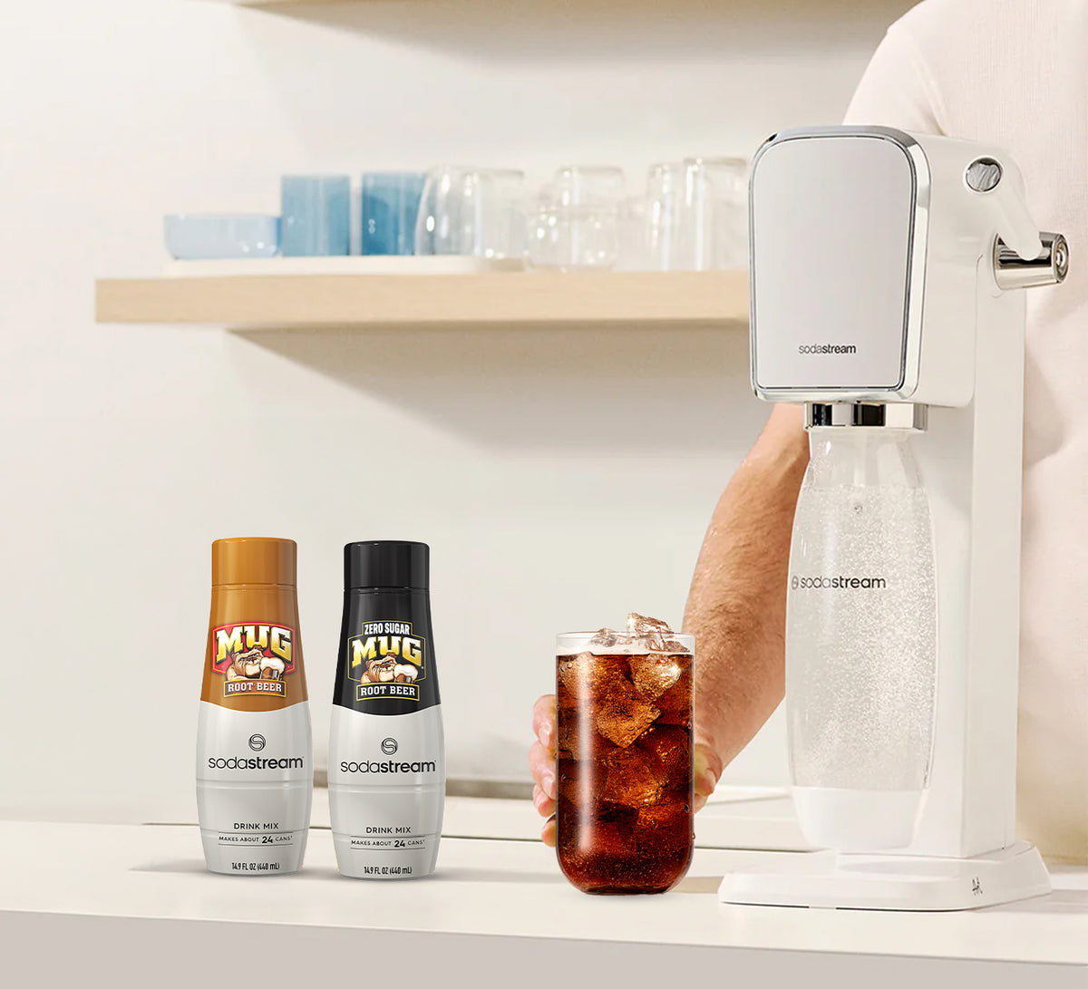 SodaStream Mug Root Beer Syrup Drink Mix