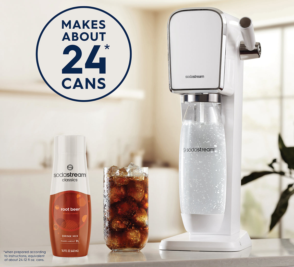 4 Pack Root Beer Soda Syrup - SodaStream
