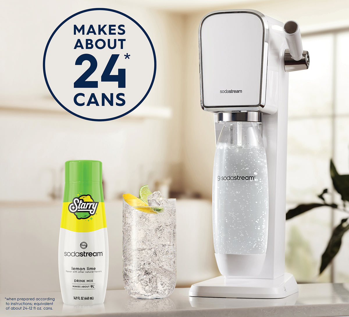 Sodastream STARRY® Lemon Lime Drink Mix 440ml – SodaStream