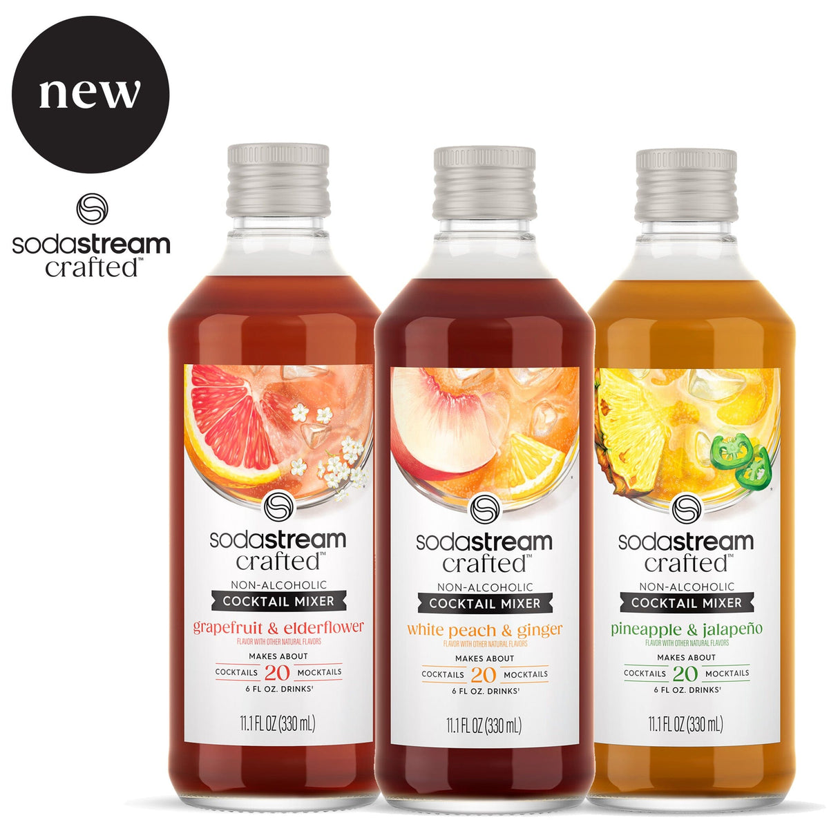 SodaStream Cocktail Mixers Variety Pack